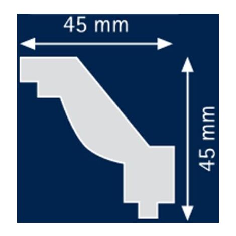 Stuckleiste "Monterey" (Stuckleisten aus Hart-Styropor)