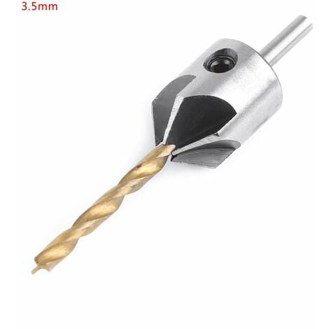 SJLERST Senker Bohrer Set, Holzbearbeitungs Senkbohrer Titan ...