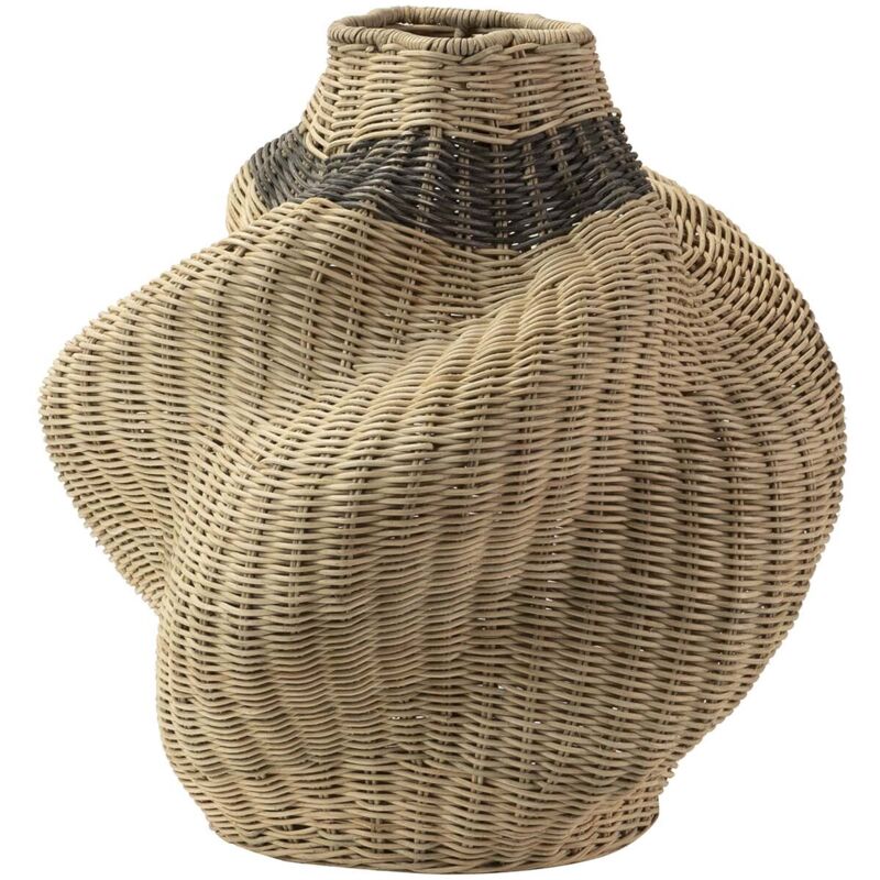 Vase en rotin naturel 48 x 48 x 48 cm