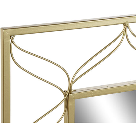 Miroir Métal 70,5X2X98 Doré
