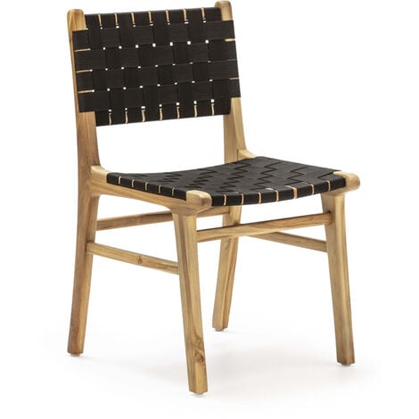 Chaise 50x56x87 Bois Teck/Tissu Nylon