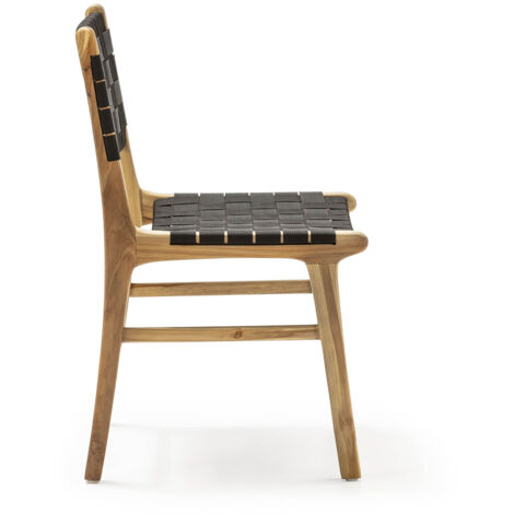 Chaise 50x56x87 Bois Teck/Tissu Nylon