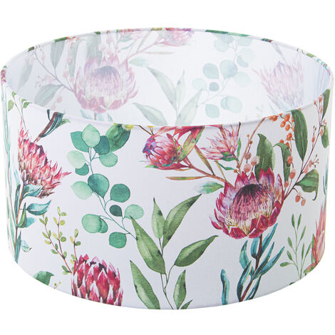 Abat-jour cylindrique estampillé °45X25 Cm, pour ampoule E-27