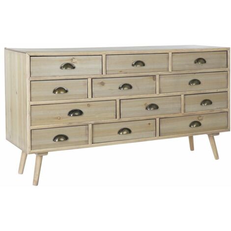 Commode Mdf Bois 120X36X68 Naturel