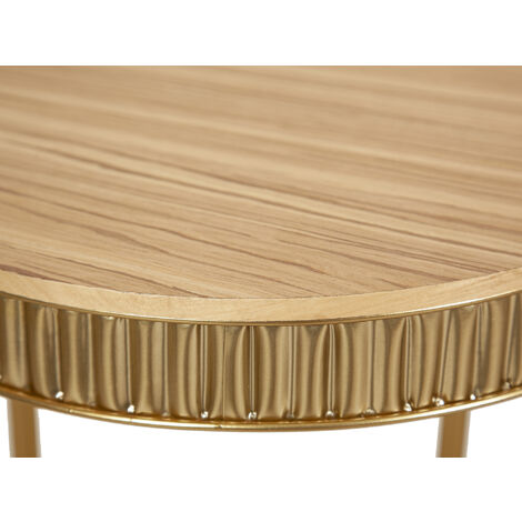 Table Métal Doré/Bois