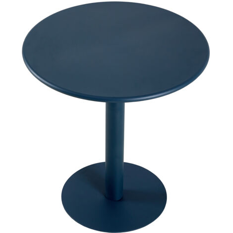 Table Ronde Gelato 70 Cm Gris Anthracite.