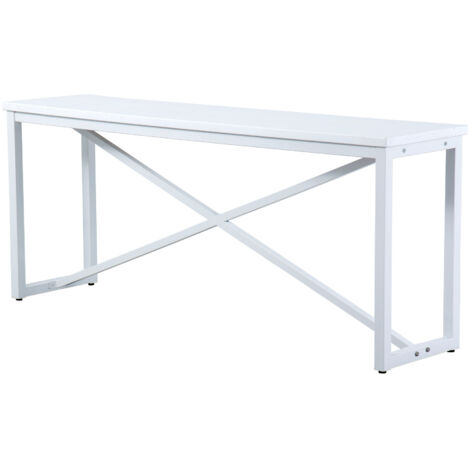 Console Nashville en métal et bois 180 x 45 x 76 cm