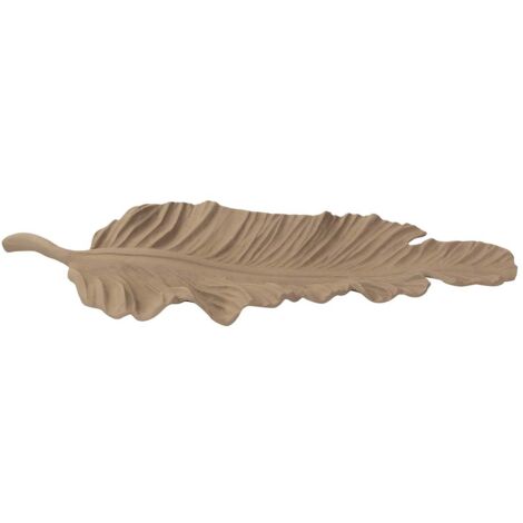 Centre de table en aluminium beige 72 x 31 x 7 cm