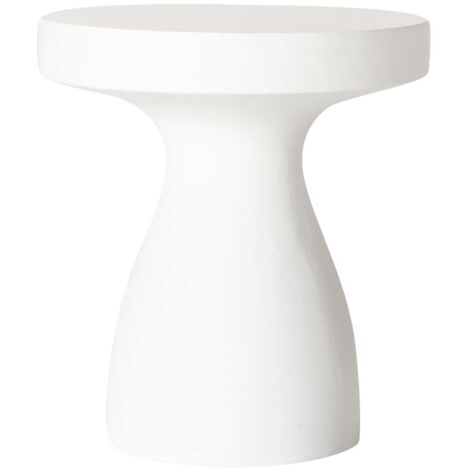 Table d'appoint blanche Sedit 51 x 51 x 55 cm