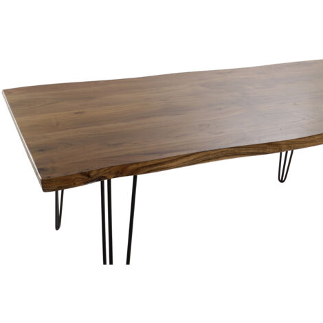 Acacia Metall Esstisch 180x87x76 Brown Metall Metall Acacia Multicolor ...