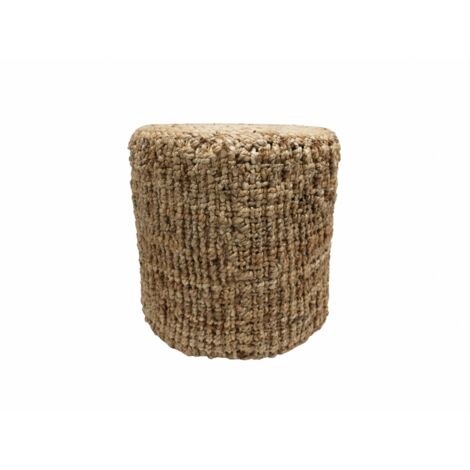 Jute-Puff 40Dx40 cm. 40X40X40 cm