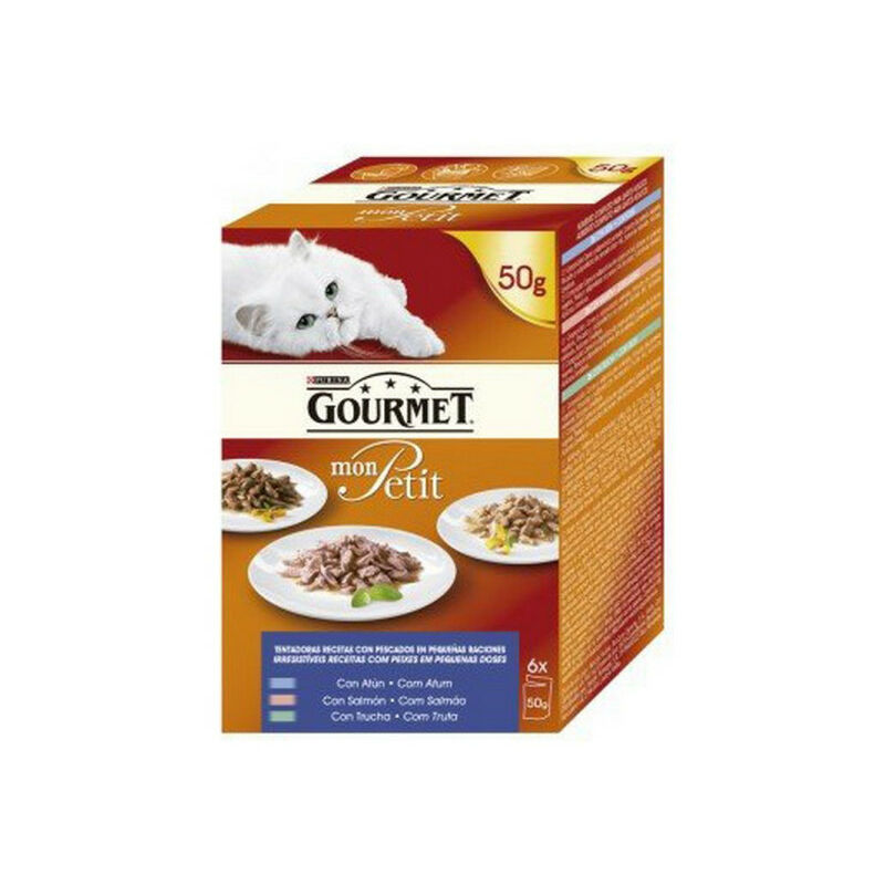 Aliments pour chat Purina Monpetit (6 x 50 g)