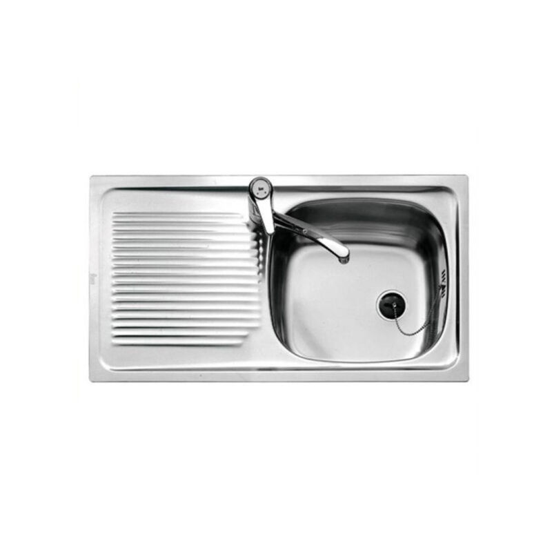 Évier simple Teka 3001 E/50 1C Acier inoxydable