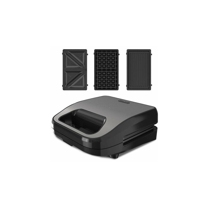 Machine à sandwich Black & Decker BXSA754E 750 W Noir