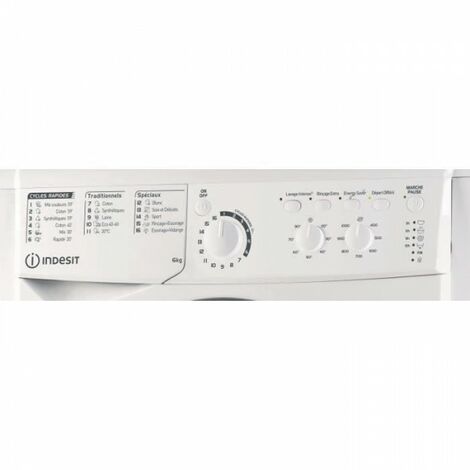Lave Linge Indesit 6 Kg 1000 Tours Notice