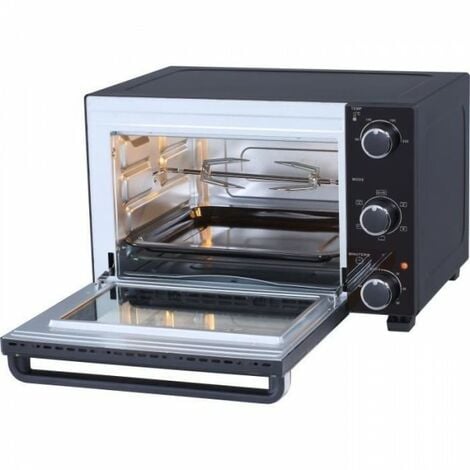 Mini Four Electrique CONTINENTAL EDISON CEMF35B4 - 35L noir - 1500W - Rotissoire, Convection ...