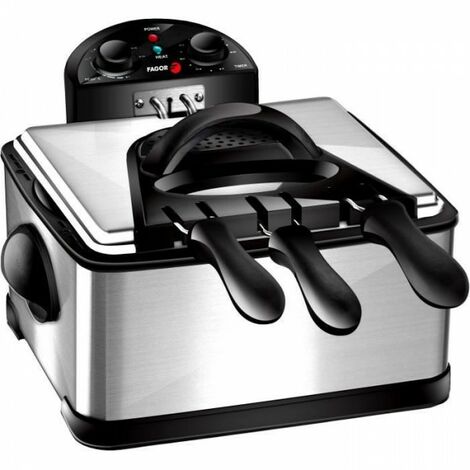 Friteuse Electrique FAGOR FG124 - Electrique - 4L - 2000W - 1,8 Kg de ...