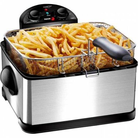 Friteuse Electrique FAGOR FG124 - Electrique - 4L - 2000W - 1,8 Kg de ...