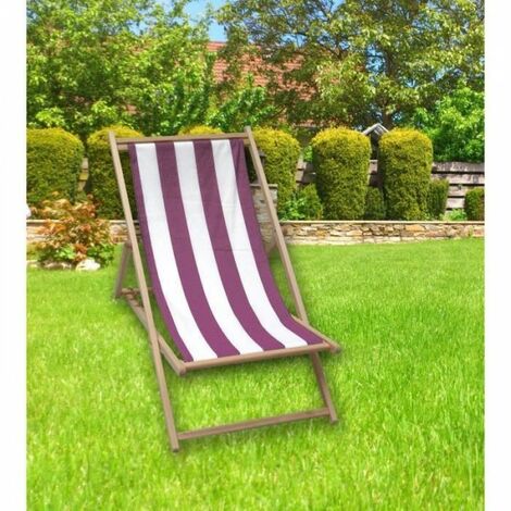Transat JARDIN PRIVE Chilienne en bois Biarritz - Tulipe