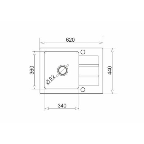 Évier simple Maidsinks