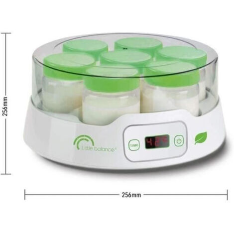 Yaourtiere LITTLE BALANCE - Capacité 7 pots de 190ml + 6 pots ...
