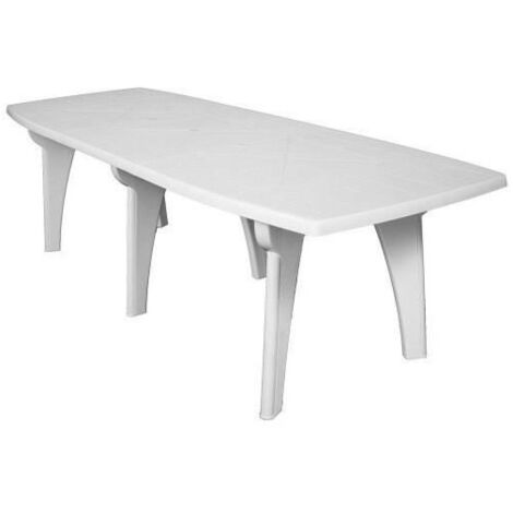 Table a rallonge - ARETA - LIPARI 2 - 180 x 250 x 90 cm - Blanc