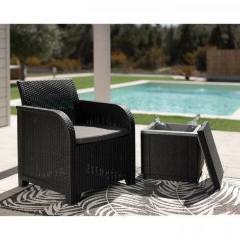 Table Keter Glaciere Ice Cube Graphite 405981