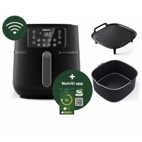 Friteuse Electrique sans huile - PHILIPS - Airfryer Connecté XXL HD9285/96 Série 5000 - 7,2L ...