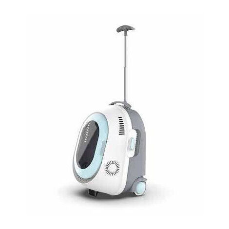 Caisse transport pour chats - Mpets - TROLLEY - Bleue & Blanc