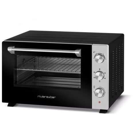 Four compact posable Riviera et Bar QFR460 1800 W Noir et Argent