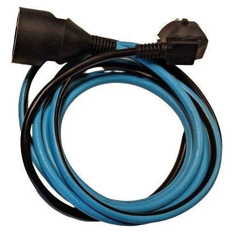 Rallonge electrique bicolore CHACON cable 10m H05VV-F 3G1.5 souple ...