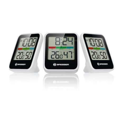 Station météo Bresser Thermo- / Hygrometre Climate Set de 3 coloris ...