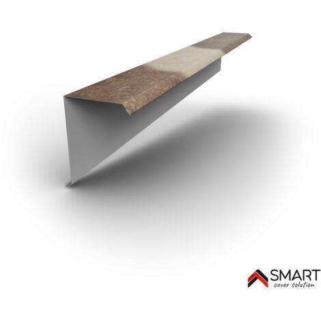 Cornière de rive - bac acier - tôle de couverture - Toiture - Coloris ...