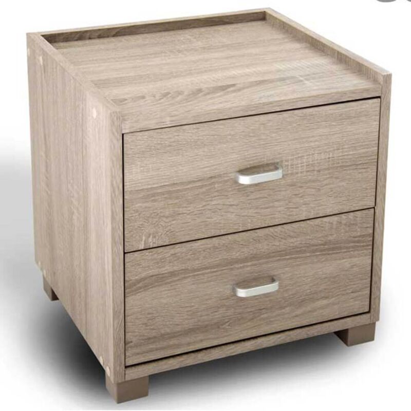 Comodino cameretta rovere cm 43 x 40 x 44 h due cassetti