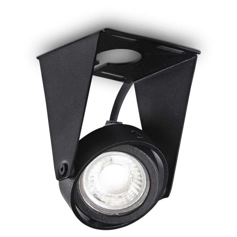 Faretto ad incasso nero L 80 x H 100 x P 80 mm