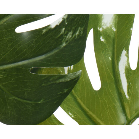 Fiore Artificiale verde in poliestere con stelo