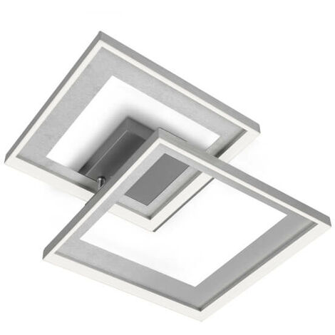 Luce soffitto LED CCT, 56,8 cm, 25 W, alluminio