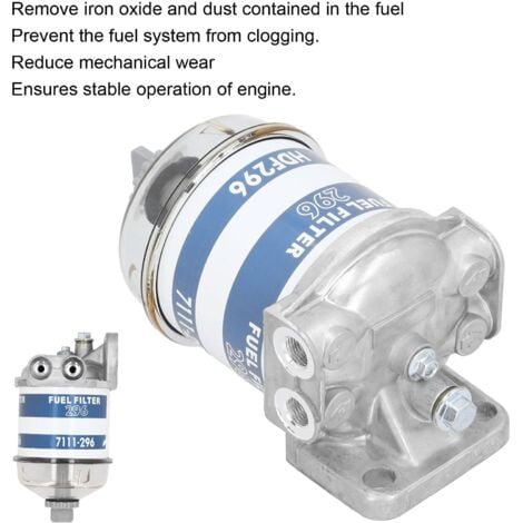 Eosnow,Ensemble de filtre à carburant 7111-296 Remplacement Fit pour Massey Ferguson 133 135 140 ...