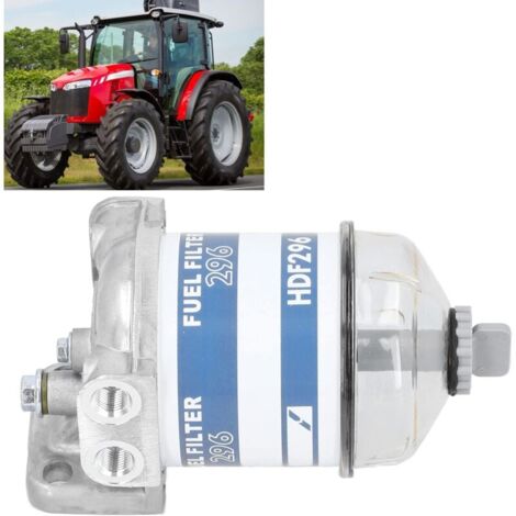 Eosnow,Ensemble de filtre à carburant 7111-296 Remplacement Fit pour Massey Ferguson 133 135 140 ...