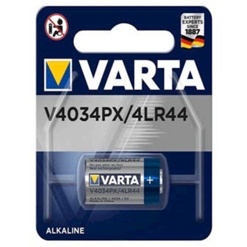 PILE 4LR44 ALCALINE VARTA 6V POUR TV AUDIO TELEPHONIE - V4034PX
