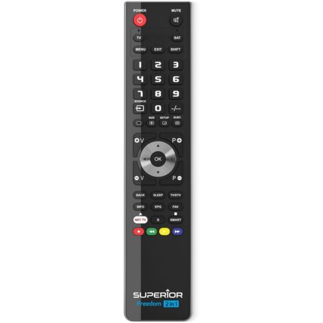 TÉLÉCOMMANDE UNIVERSELLE PROGRAMMABLE 2-EN-1 POUR TV AUDIO TELEPHONIE ...