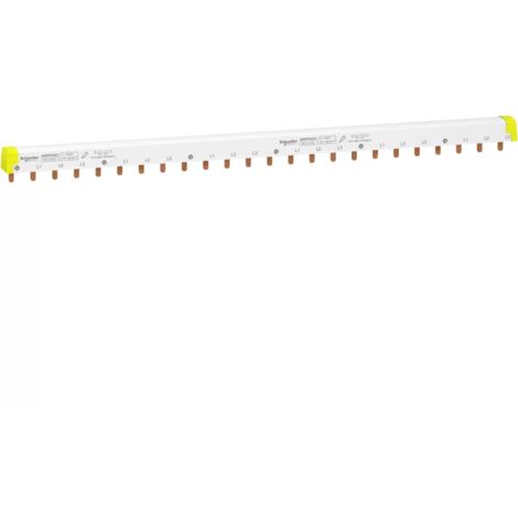 Schneider Electric Phasenschiene Steg, ablängbar, 4P, 24 TE, 100A A9XPH424