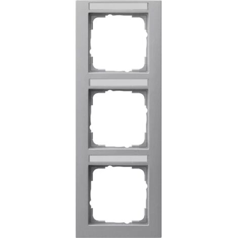 Gira Abdeckrahmen 3f senkr. BSF Gira E2 F Alu 110325