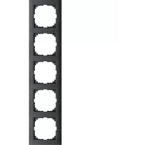 Merten M-Pure-Rahmen, 5fach, anthrazit, M-Pure MEG4050-3614