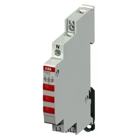 ABB Leuchtmelder 3 LED E219-3C 3 LED rot, 415/230 V AC 2CCA703900R0001