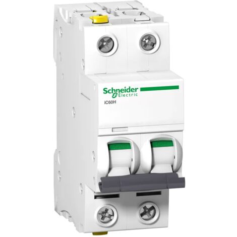 Schneider Electric Leitungsschutzschalter iC60H, 2P, 20A, B Charakteristik A9F06220
