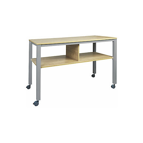 kaiserkraft Tavolo multifunzionale E2008 con rotelle telaio