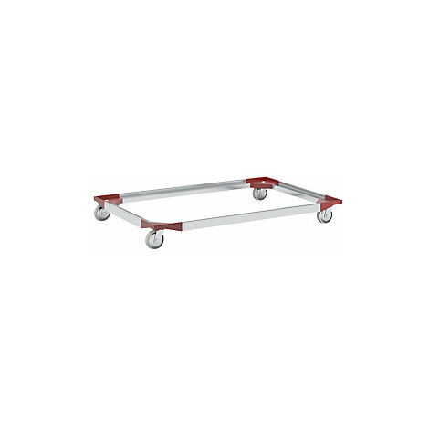 kaiserkraft Telaio mobile in alluminio 1210 x 810 mm ruote