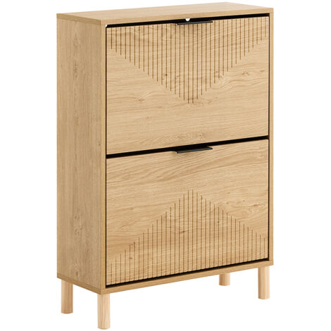 SoBuy Scarpiera Salvaspazio Slim – Mobile Ingresso Moderno con Ante ...