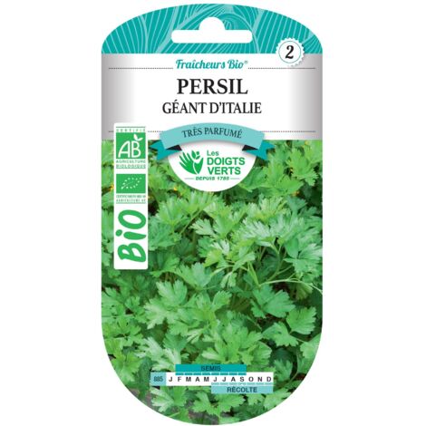 Semi di prezzemolo gigante d'Italia BIO Le Dita Verdi